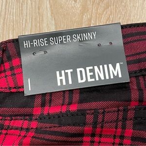 Hot Topic | Pants & Jumpsuits | Hot Topic Highrise Super Skinny Plaid ...